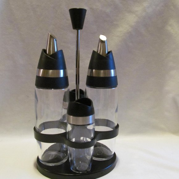 Aminno | Kitchen | Retro Bakelite Condiment Holder Salt Pepper Cheese ...